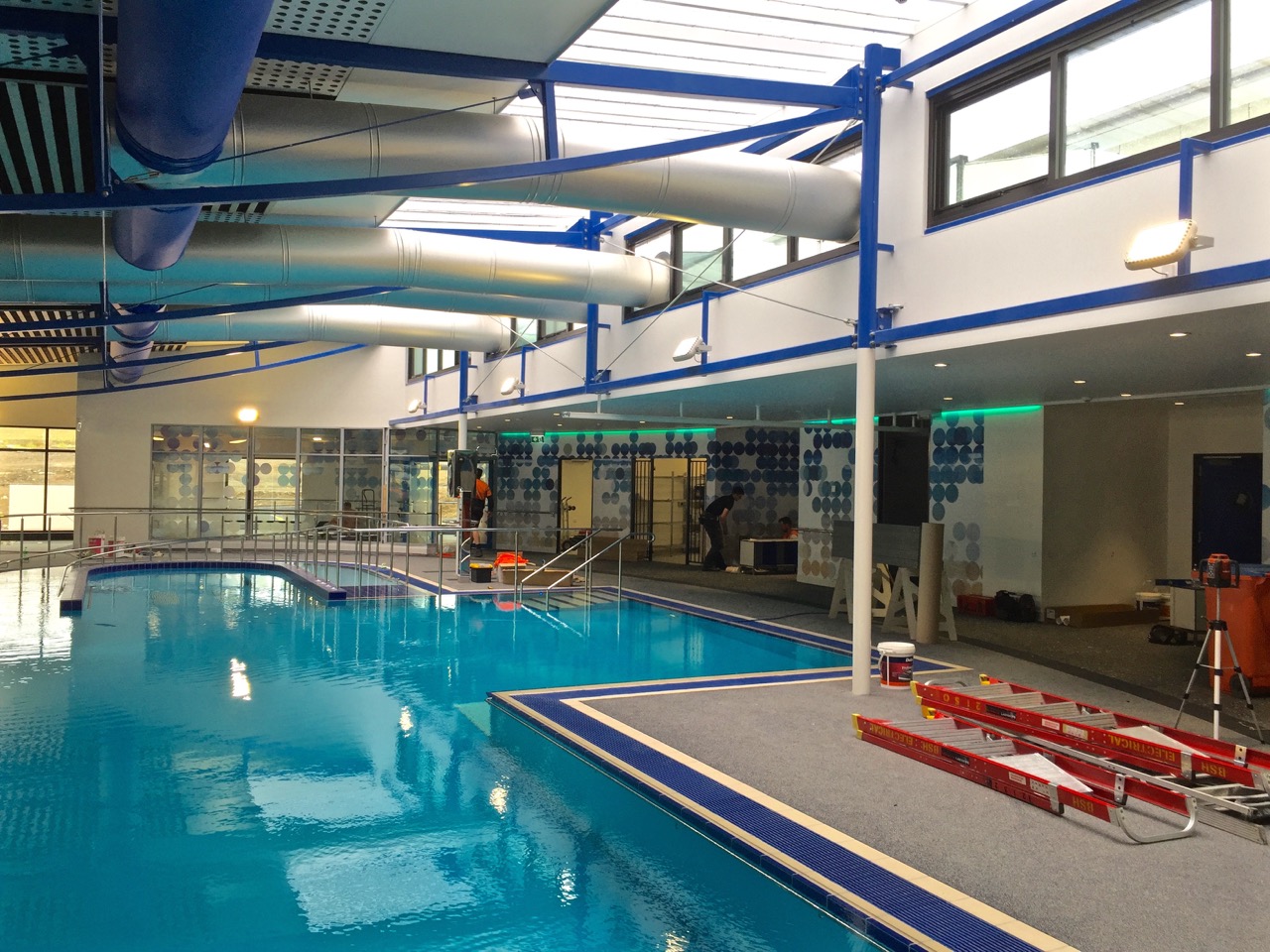 Hydrotherapy Pool Nearing Completion - BPSM Architects